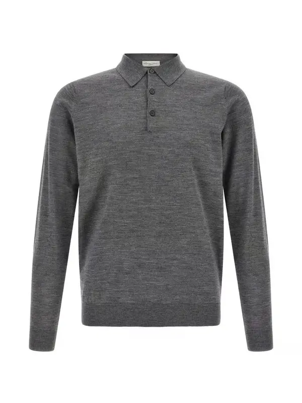 LARMERI STUDIO Merino Wool Polo Shirt