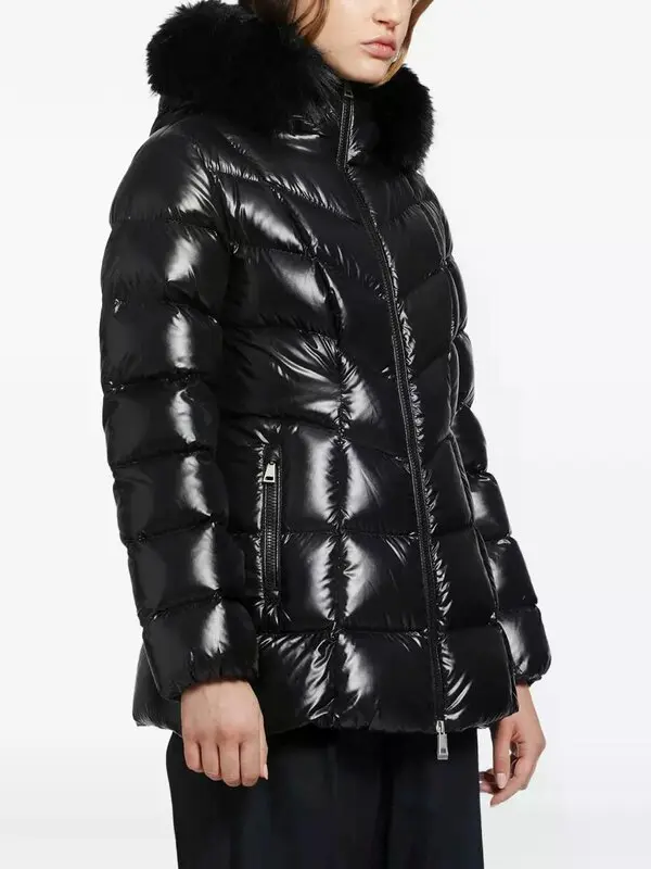 Moncler Fulmar Hooded Short Down Jacket - Black
