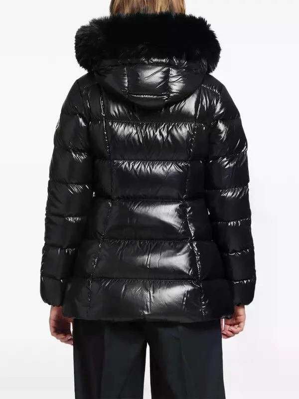 Moncler Fulmar Hooded Short Down Jacket - Black