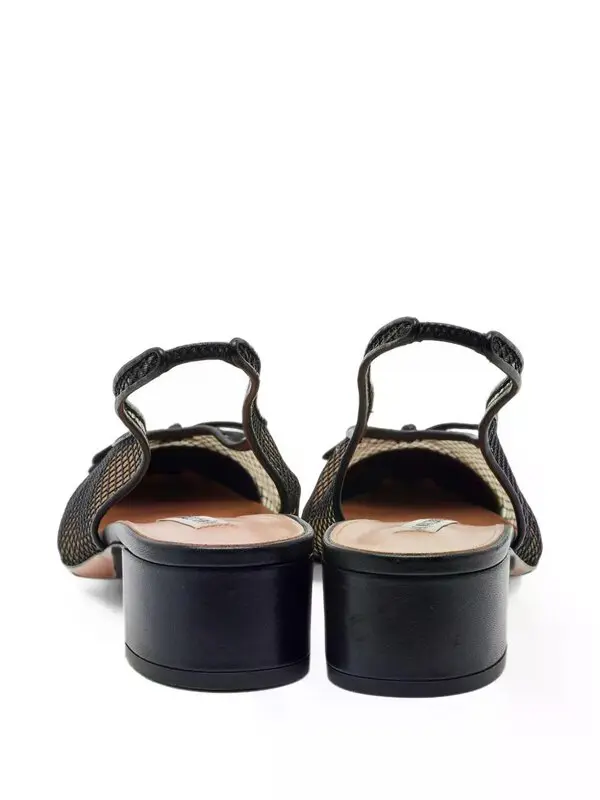 AQUAZZURA Gioia Bow-detail Slingback Pumps