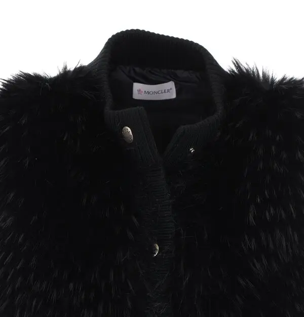 Moncler Button-up Padded Gilet - Black