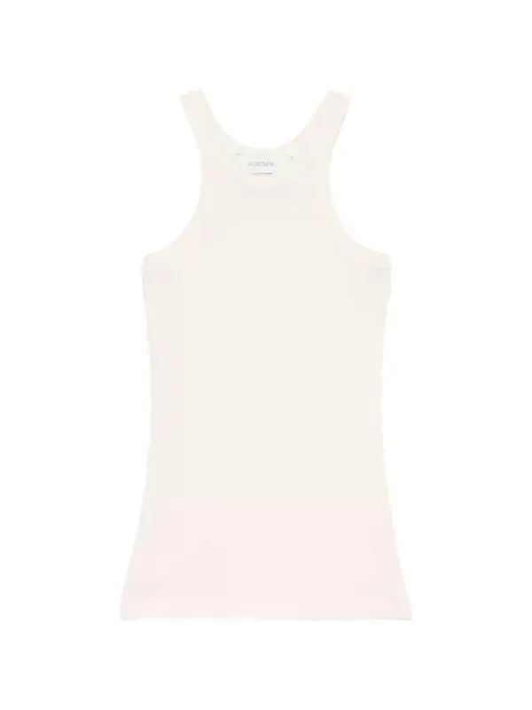 Sportmax Ribbed-knit Tank Top - Neutrals