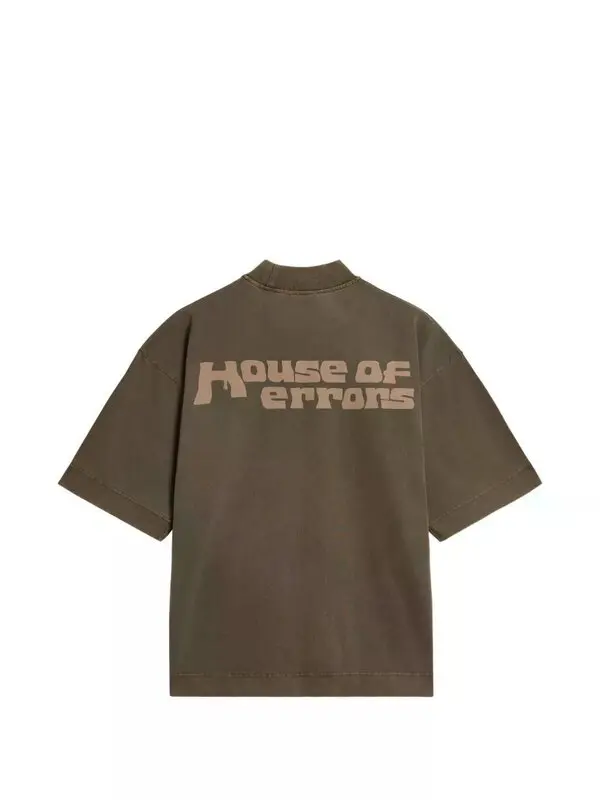 HOUSE OF ERRORS All-seeing Cotton T-shirt - Green