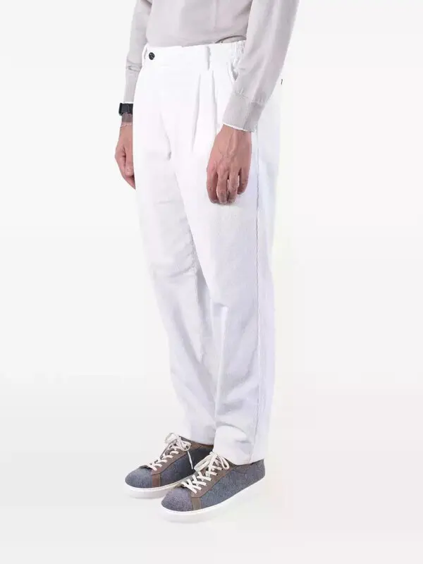 Eleventy Pleated Corduroy Trousers