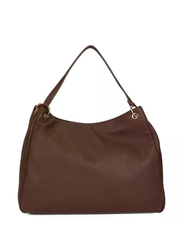 LOVE MOSCHINO Logo-plaque Grained-effect Tote Bag