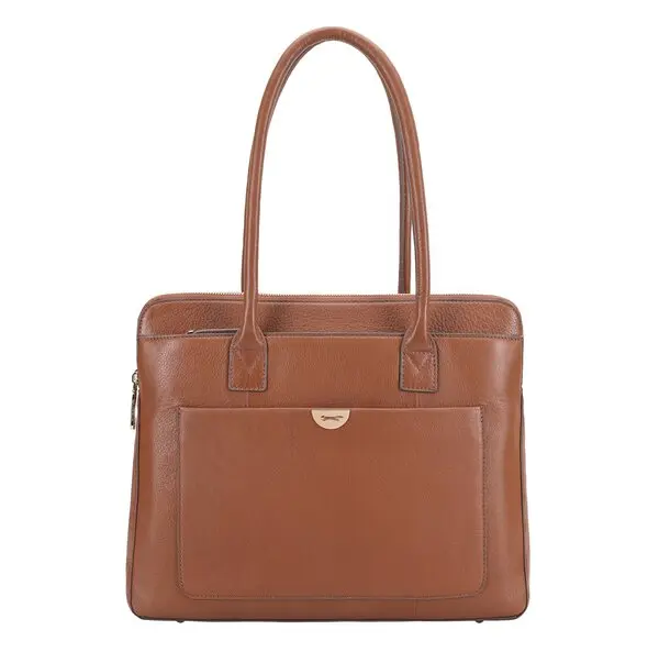 Paul Costelloe Lorca Leather Tote Bag - Brown