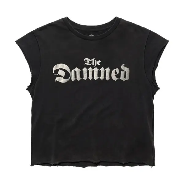 OTHER UK The Damned Raw Edge T-shirt - Black