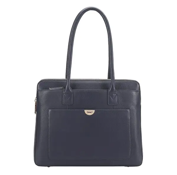Paul Costelloe Lorca Leather Tote Bag - Blue