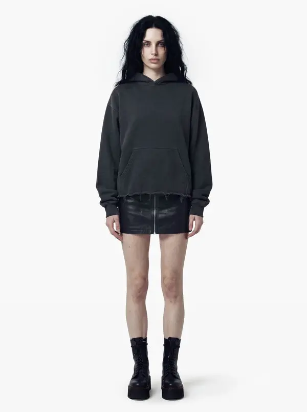 OTHER UK Vintage Issue Raw Edge Oversized Hoodie Vintage -women