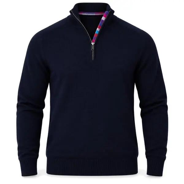 KOY CLOTHING Dark Navy Quarter Zip