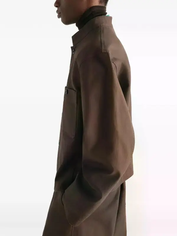 LEMAIRE Stand-collar Jacket In Heavy Cotton Twill
