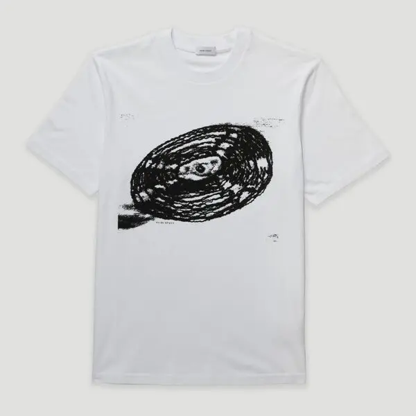 HEIDI STUTT Vinyl Print Cotton-jersey T-shirt