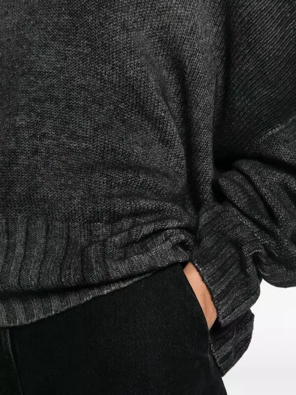 AVANT TOI Roll-neck Ribbed-trim Sweater
