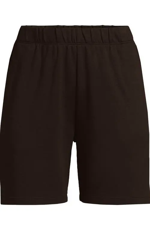 LANDS' END Sport Knit High Rise Shorts