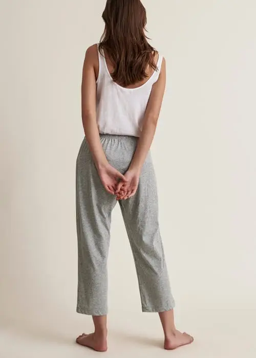 Skin Carlyn Crop Pant - Heather Grey