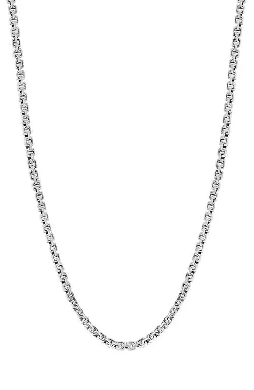 EFFY Classic Chain Necklace In Sterling Silver