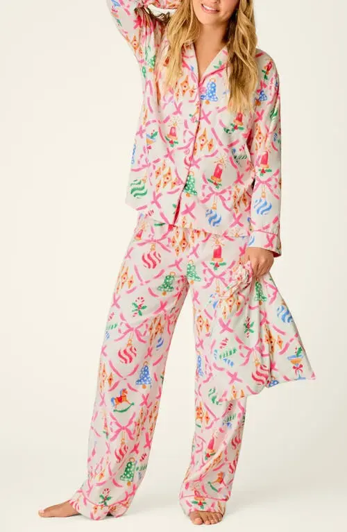 PJ Salvage Cotton Flannel Pajamas - Multi
