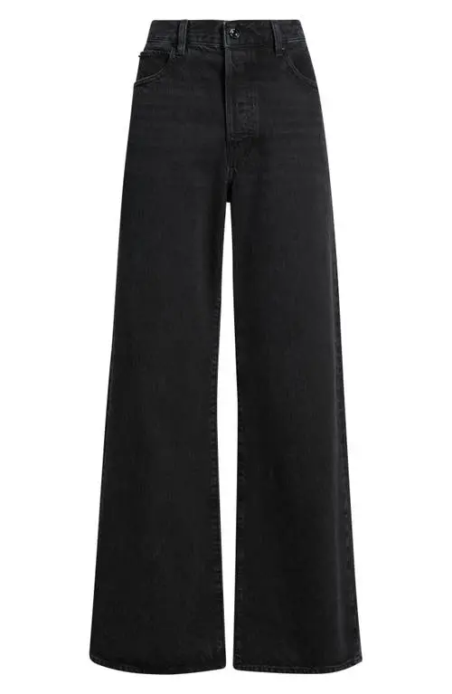 FRAME The Loose High Waist Wide Leg Jeans