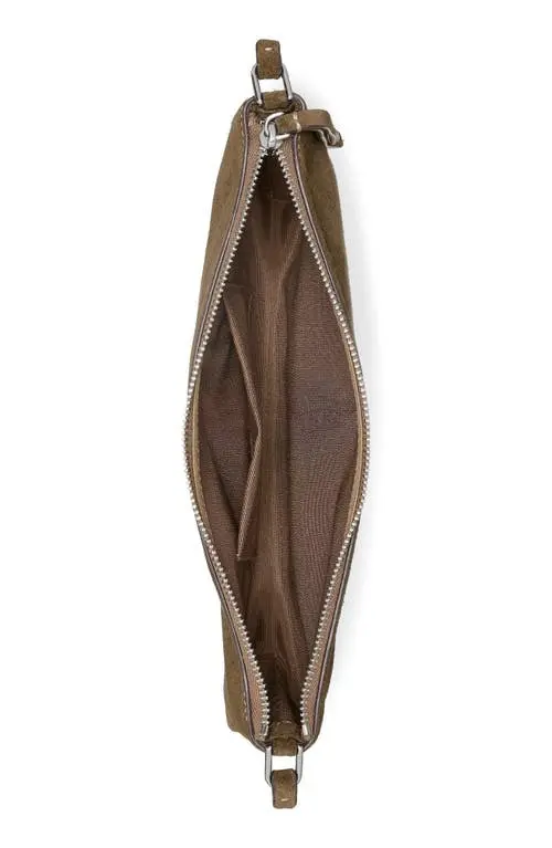 Kate Spade New York Fling Suede Leather Pochette - Driftwood