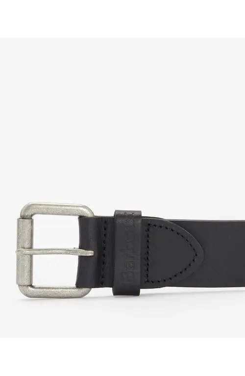Barbour Allanton Leather Belt - Black