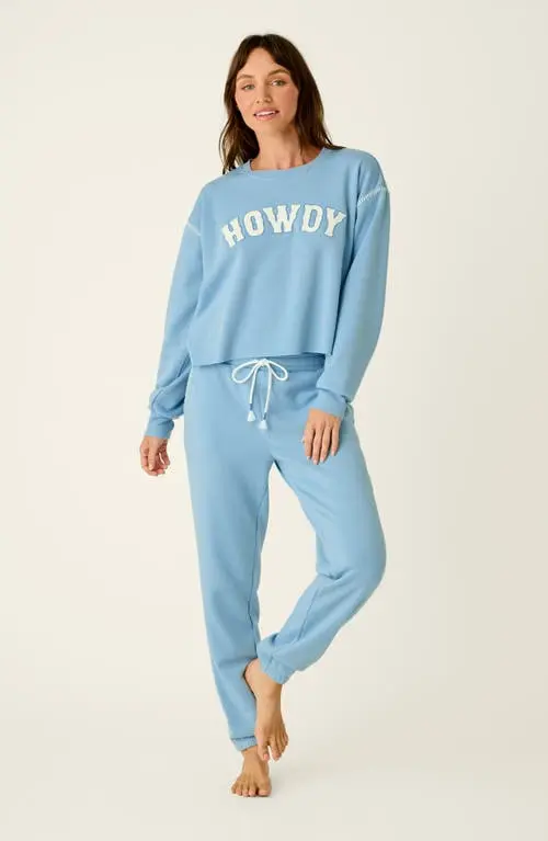 PJ SALVAGE Howdy Holidays Sleep Top