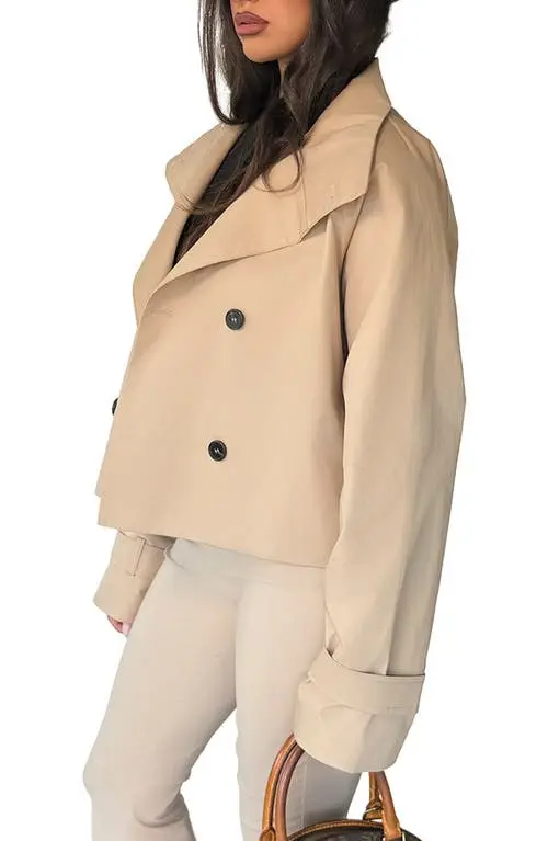 TIGER MIST Ashleigh Cropped Trench Jacket