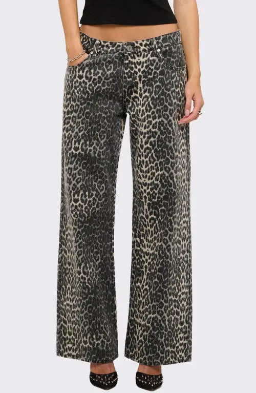 ABRAND A99 Low Rise Baggy Straight Leg Jeans