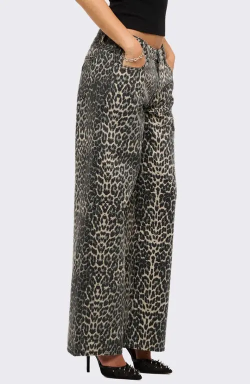 ABRAND A99 Low Rise Baggy Straight Leg Jeans