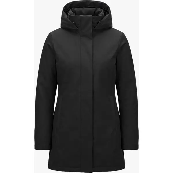 QUARTZ CO. Genia | Hooded Down Winter Jacket - Black