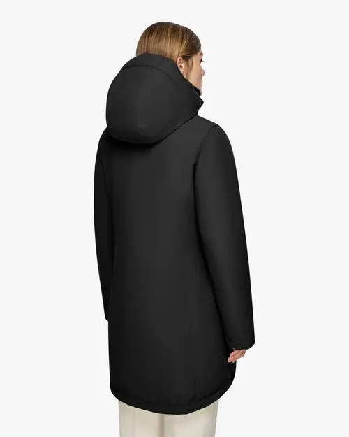 QUARTZ CO. Genia | Hooded Down Winter Jacket - Black