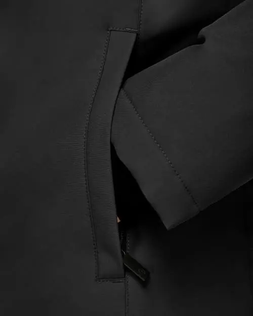 QUARTZ CO. Genia | Hooded Down Winter Jacket - Black