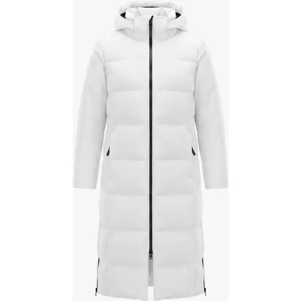 QUARTZ CO. Sofia | Hooded Down Winter Jacket - Ivory