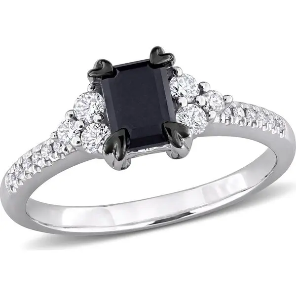 JULIANNA B. 1-1/4 Ctw Black & White Ring 14k - Diamond