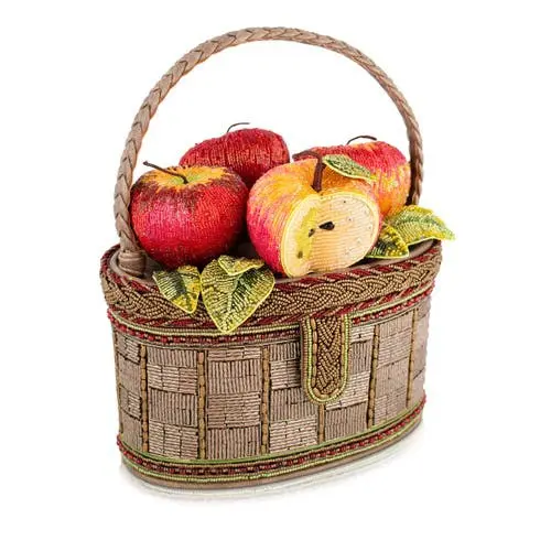 MARY FRANCES ACCESSORIES Apple Orchard Top Handle Handbag