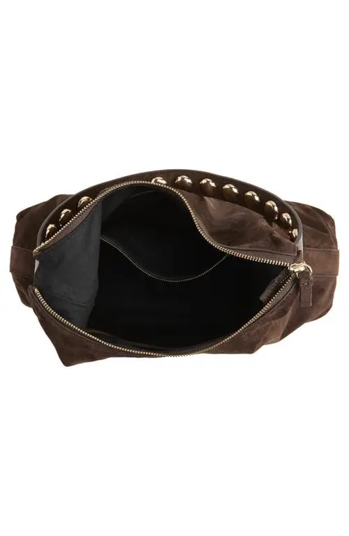 LOEFFLER RANDALL Stassie Suede Shoulder Bag