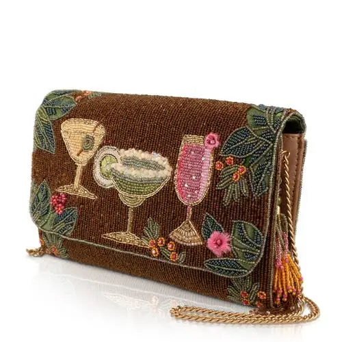 MARY FRANCES ACCESSORIES Cheers To Paradise Crossbody Handbag
