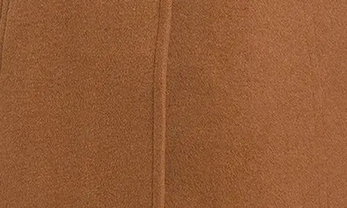 Vince Camuto Faux Fur Trim Maxi Coat - Camel