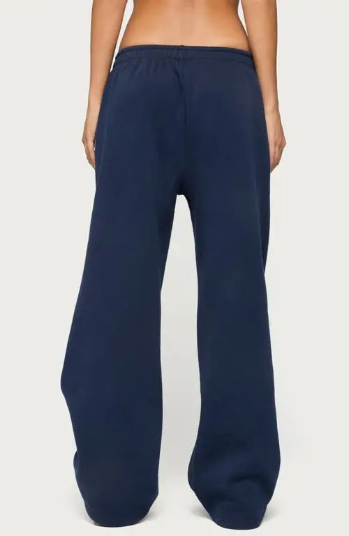 EDIKTED Club Wide Leg Sweatpants