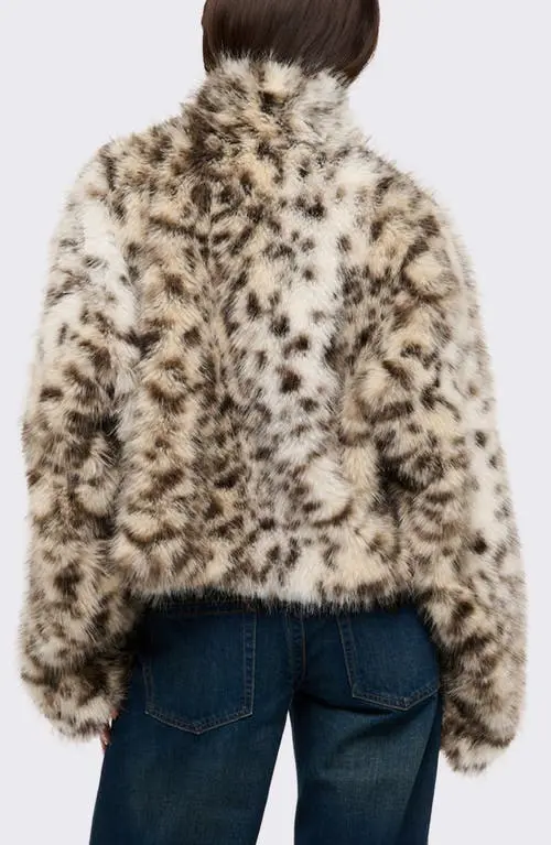 Abrand Denim Atomic Faux Fur Jacket