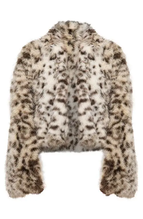 Abrand Denim Atomic Faux Fur Jacket
