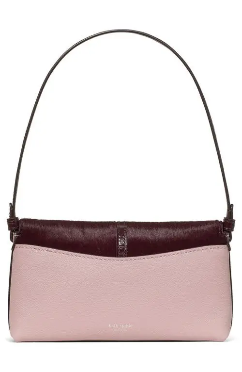 Kate Spade New York Loop Calf Hair Mixed Material Shoulder Bag