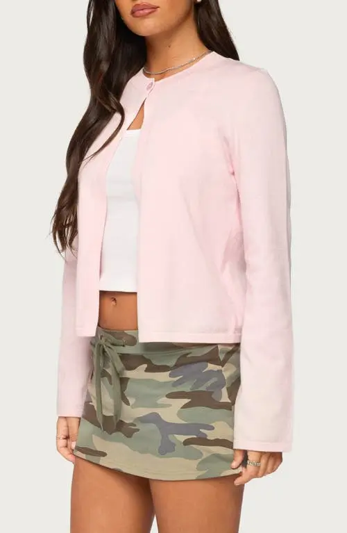 EDIKTED Jenie Split Front Cardigan