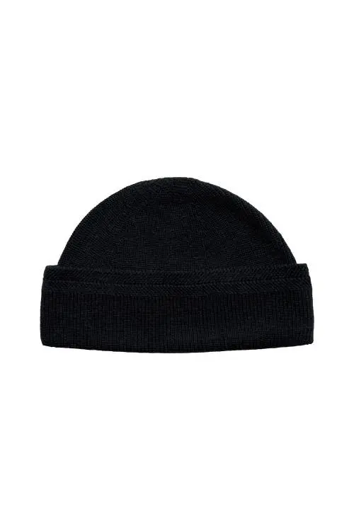 PAUL JAMES Fowie Fine Knit Beanie - Black