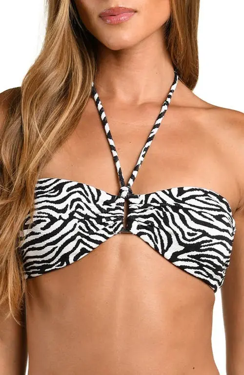 L'AGENCE Krysta Bandeau Swim Top - Black