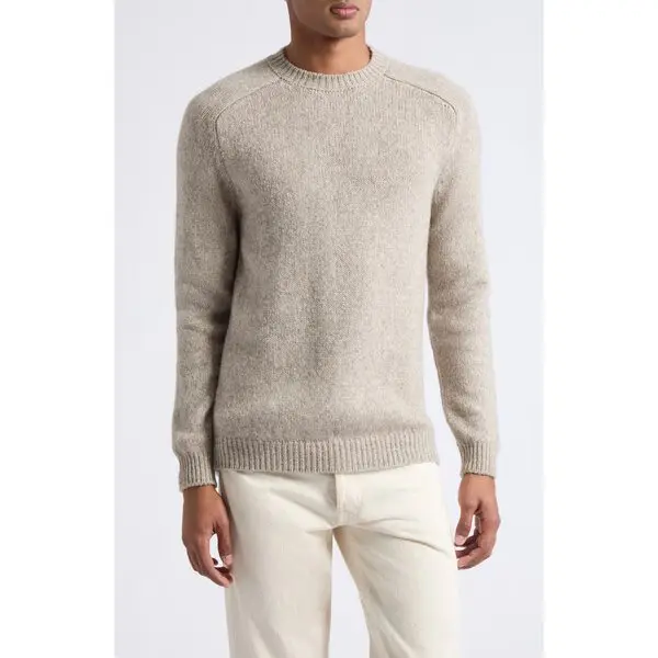 THOM SWEENEY Lux Wool & Yak Hair Blend Crewneck Sweater