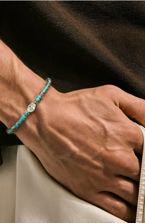 John Hardy Jh Lovestruck Diamond Heishi Bracelet