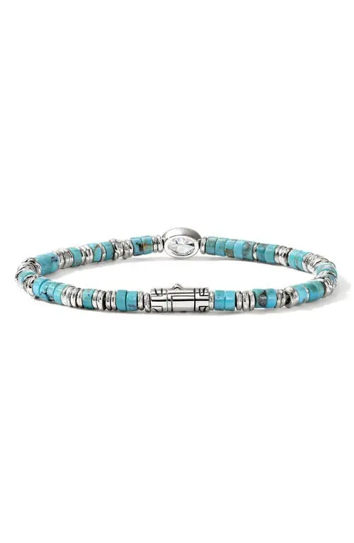 John Hardy Jh Lovestruck Diamond Heishi Bracelet