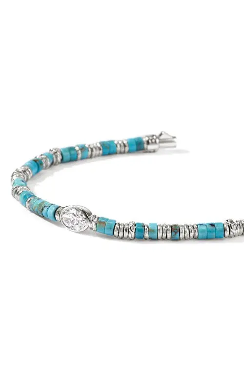 John Hardy Jh Lovestruck Diamond Heishi Bracelet