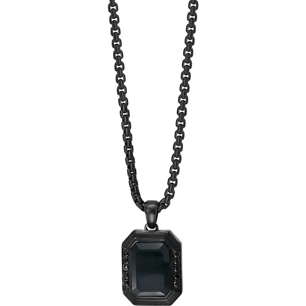 EFFY Onyx & Spinel Geometric Pendant