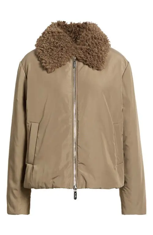 Sam Edelman Faux Fur Collar Puffer Jacket